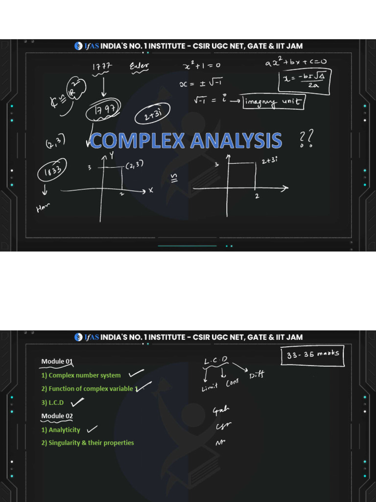 Complex Variables and Integration Concepts | PDF | Complex Analysis ...