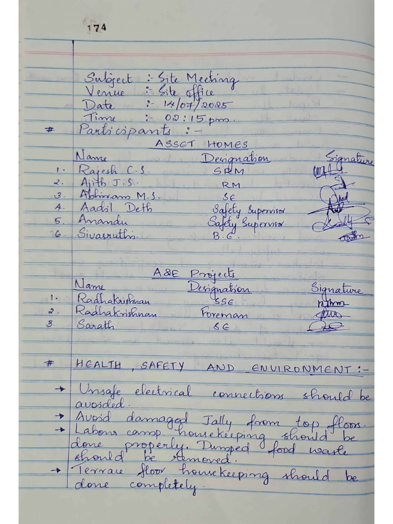 Minutes of Meeting - 14-07-2025 | PDF