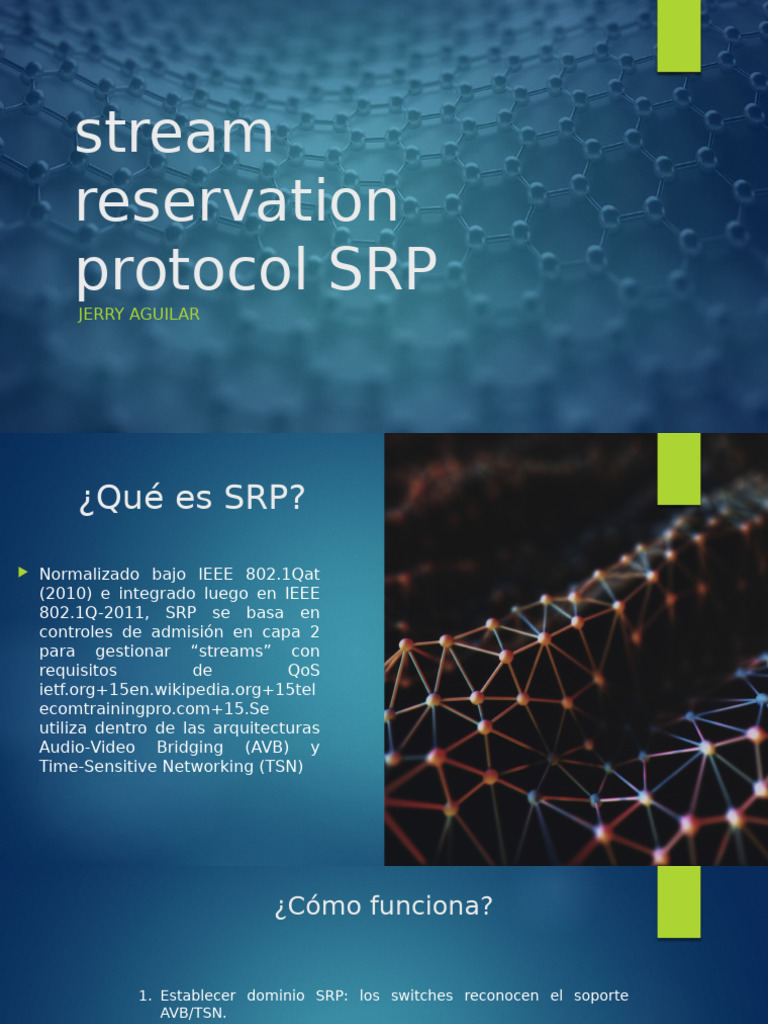 Stream Reservation Protocol SRP | PDF | Calidad de servicio ...
