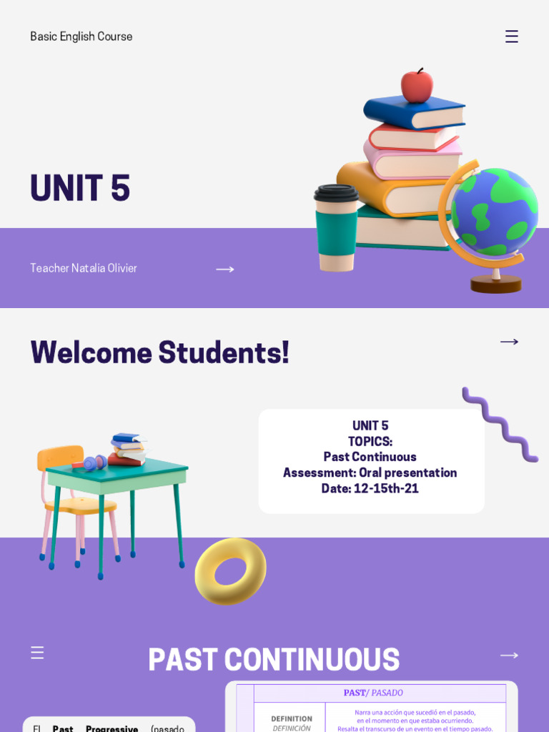 Unit 5 Basic English - Teacher Natalia | PDF | Syntactic Relationships ...