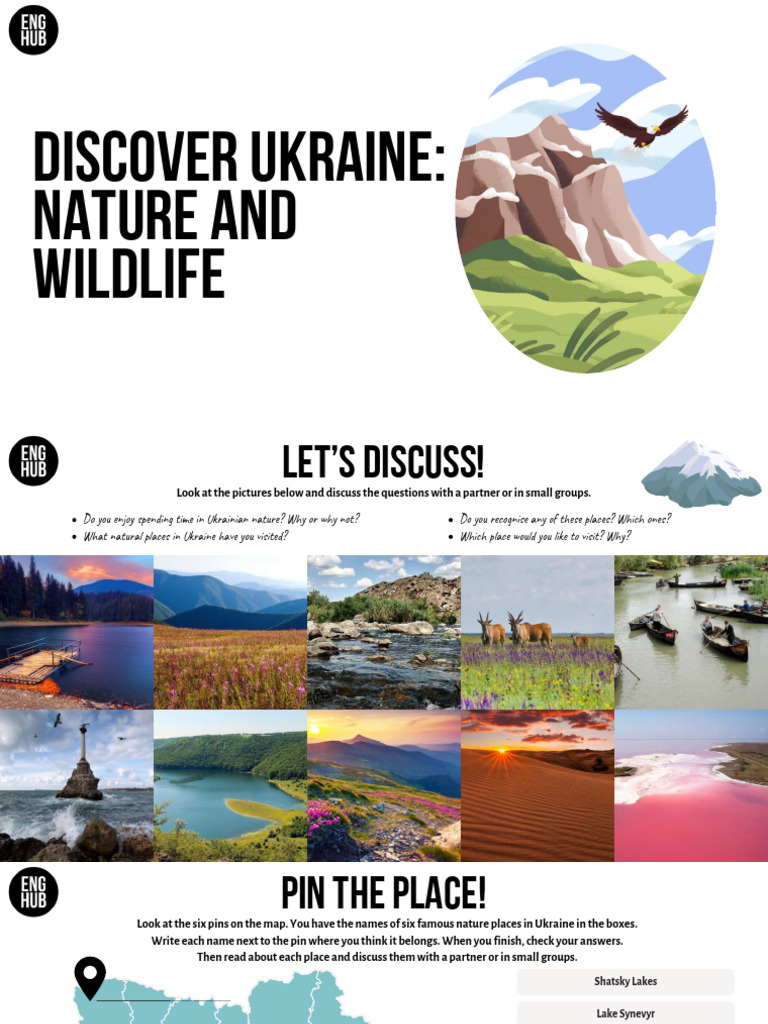 Exploring Ukraine's Unique Landscapes | PDF | Desert | Lake