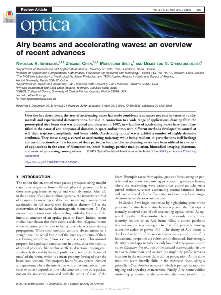 optica-6-5-686 | PDF | Waves | Optics