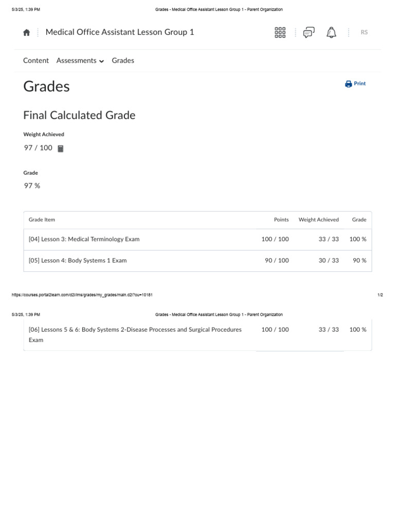 Medical Office Assistant Lesson Group 1 | PDF