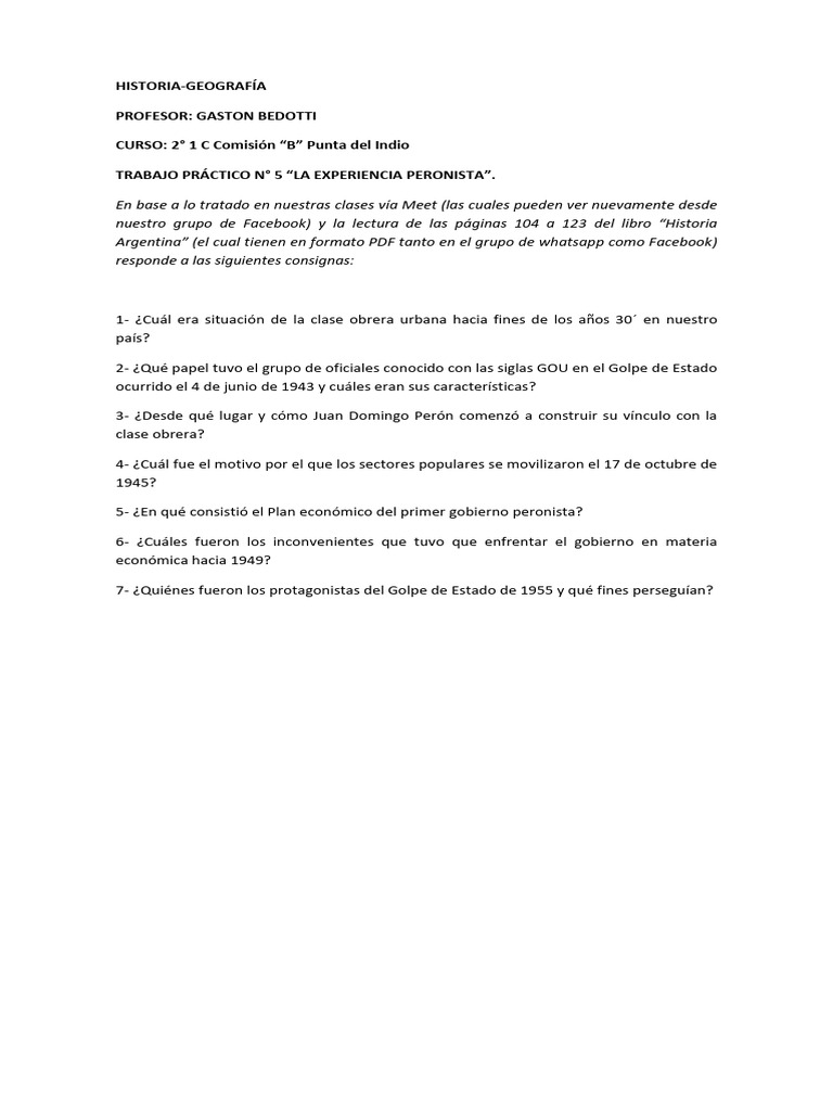 Trabajo Practico N°7 | PDF