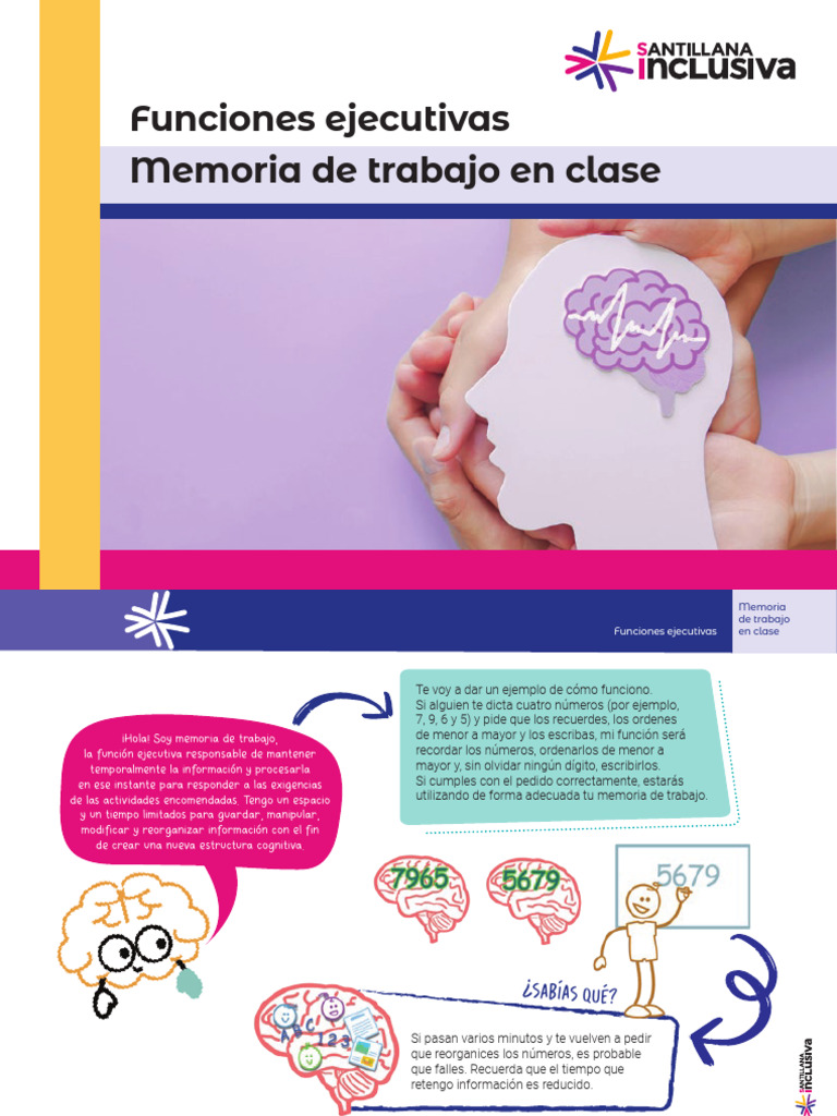 2 - 1 - FUNCIONES - EJECUTIVAS - 1 - Memoria - de - Trabajo - en - Clase TDAH | PDF | Memoria ...