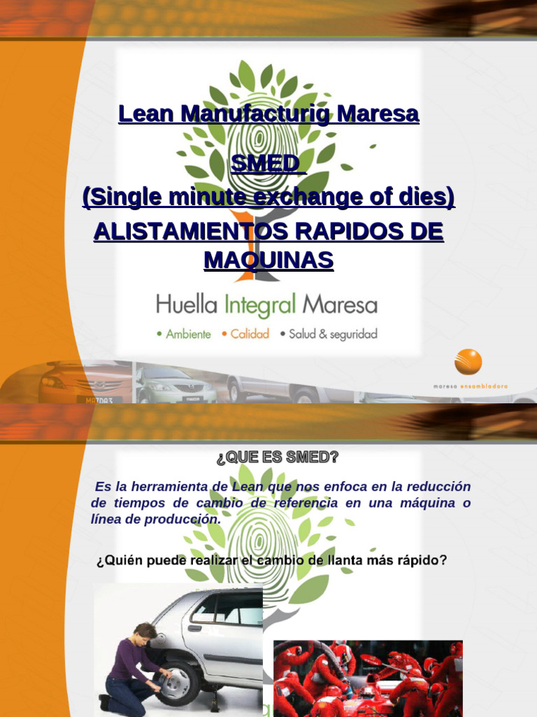 Lean SMED | PDF | Calidad (comercial) | Sistema de manejo de calidad