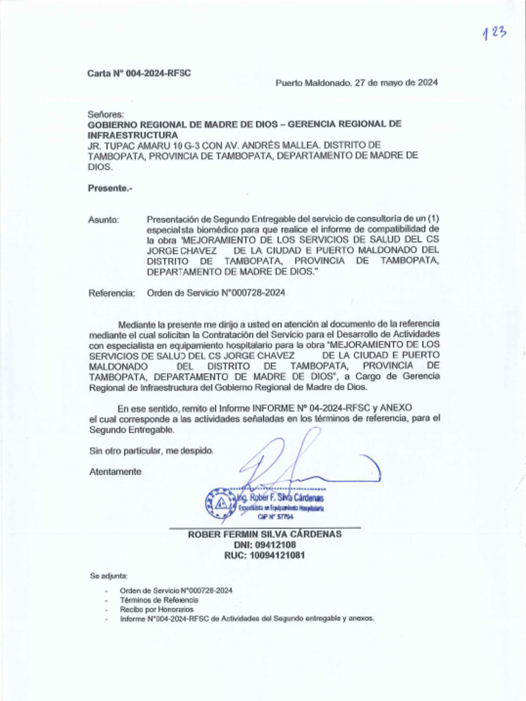 Segundo Entregable Compatibilización Equip. Jorge Chavez (1) | PDF