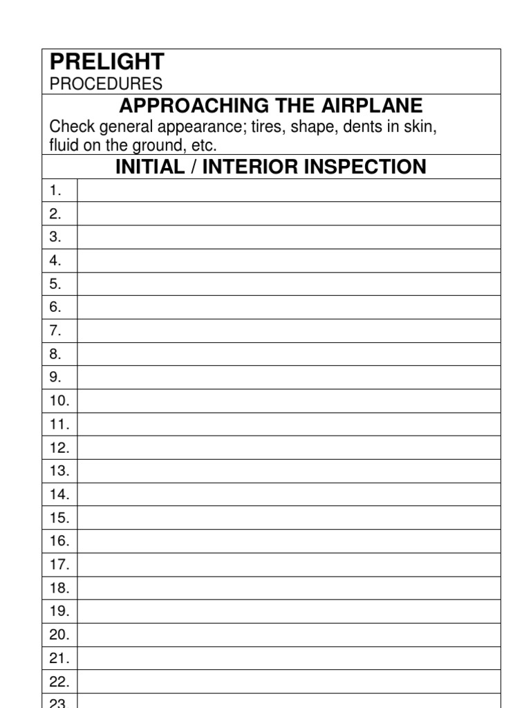 Warrior Checklist | PDF