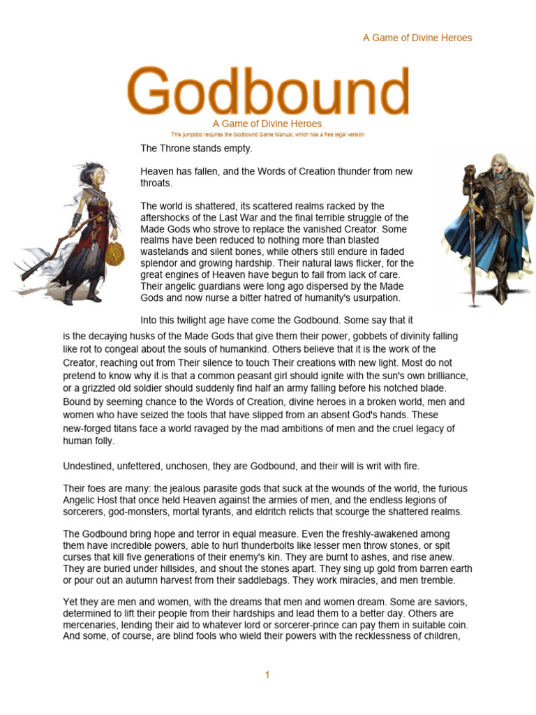 God Bound | PDF | Soul | Elves