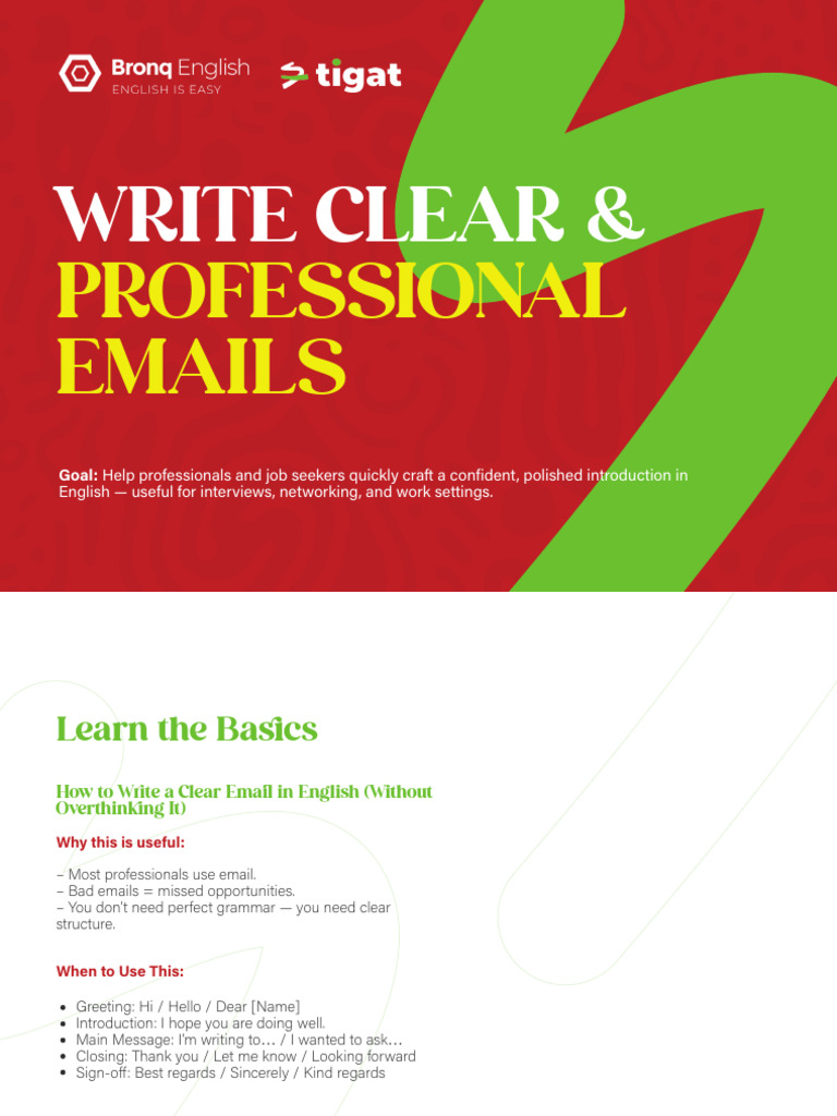 Write Clear and Professional Emails | PDF