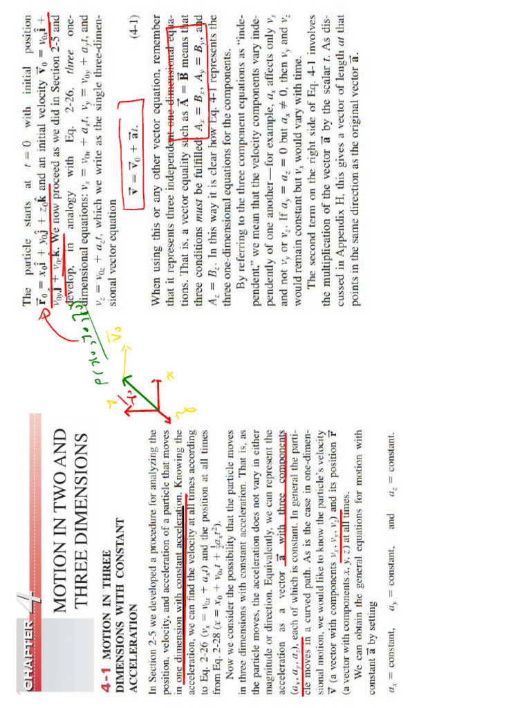 Motion in Two and Three Dimensions | PDF