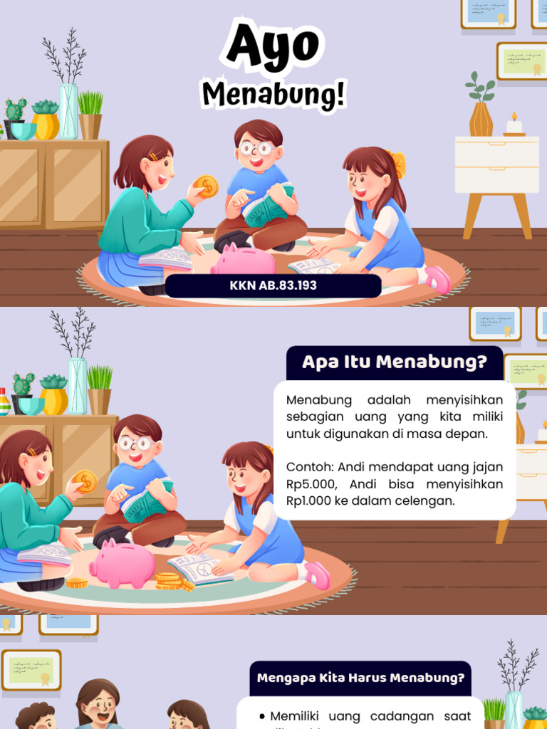 Pentingnya Menabung untuk Kebutuhan | PDF