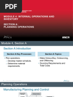 APICS CSCP - 2024 - Module 1 | PDF | Forecasting | Supply Chain