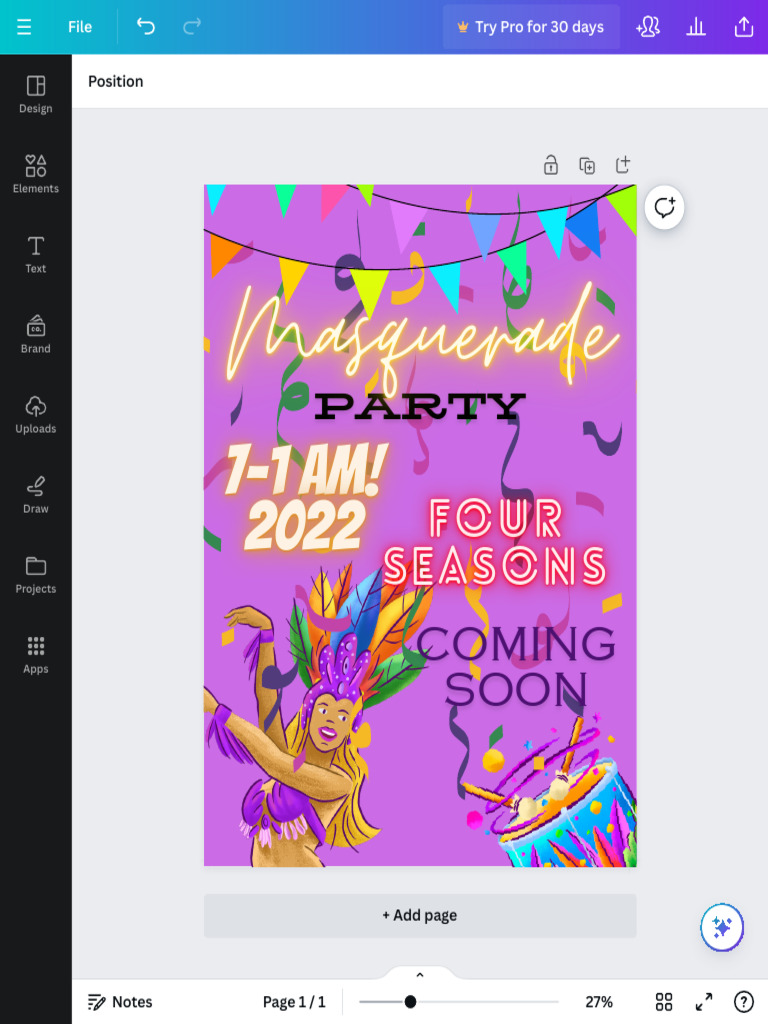 Party Planner Poster Inspo | PDF
