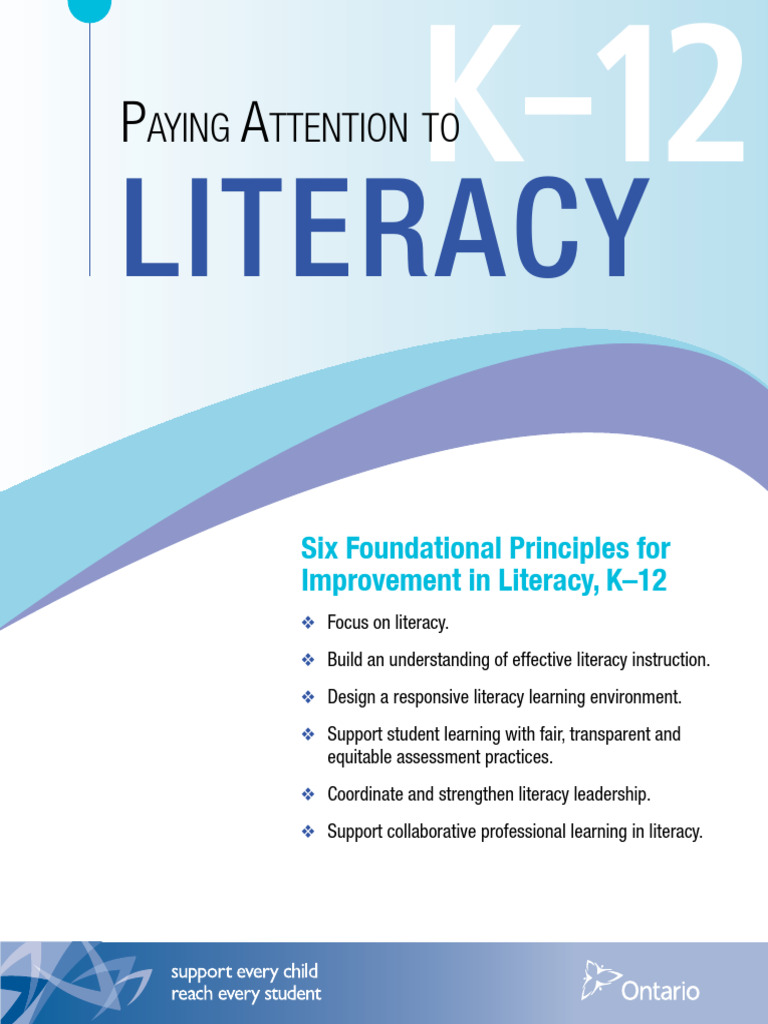 Paying Attention To Literacy | PDF | Literacy | Metacognition