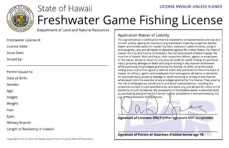 Freshwater License 2020475913491808216 | PDF