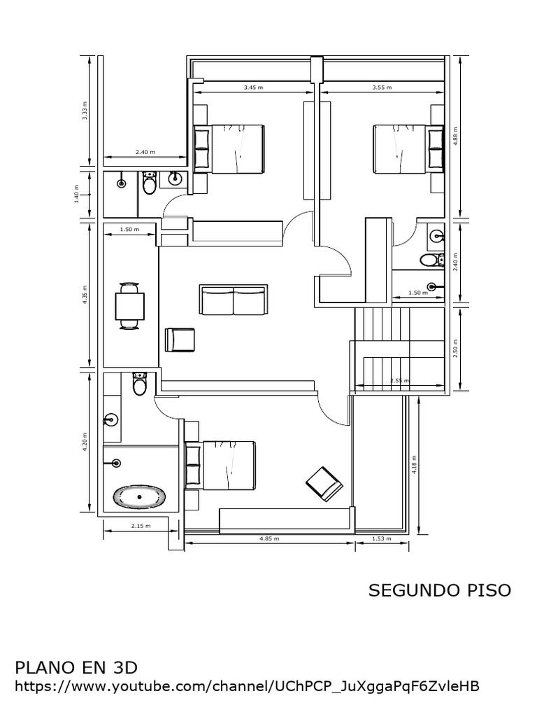 Plano de 10x25 Metros (Segundo Piso) - Compressed | PDF