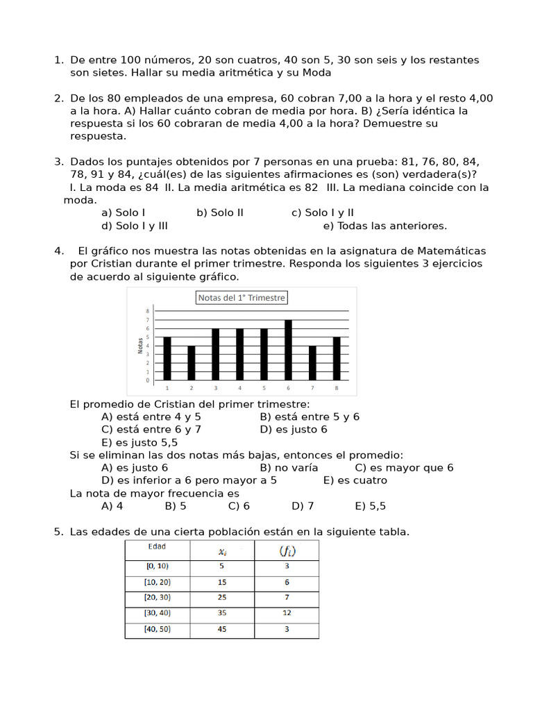 2° Tarea de Matematica | PDF