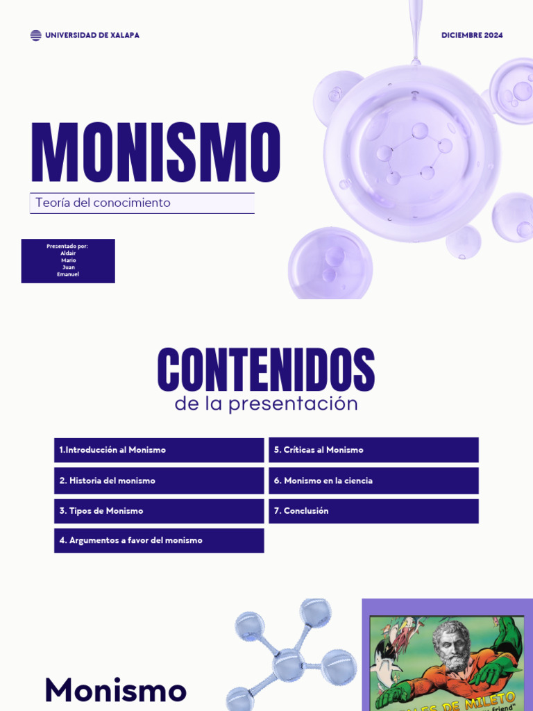 Introducción al Monismo Filosófico | PDF | Monismo | Metafísica