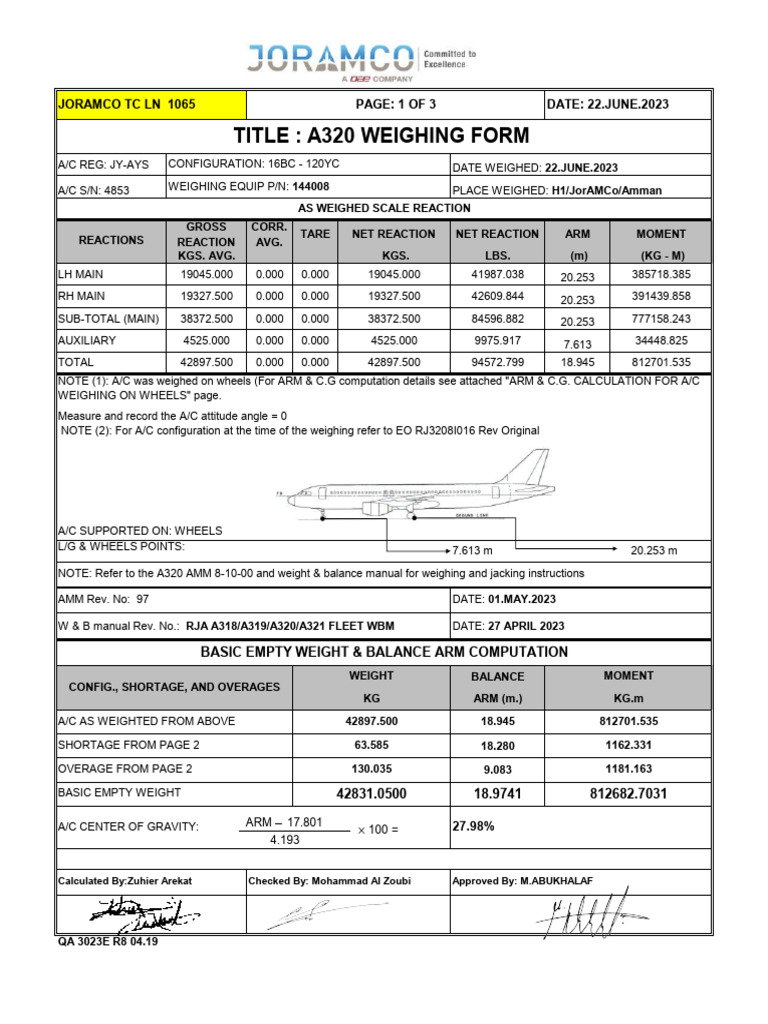WR A320 msn4853 AYS 230622 | PDF | Civil Aircraft | Airliner