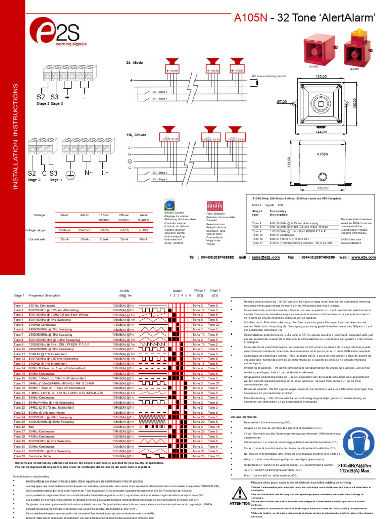 A105N Inst Manual ISN2201 A | PDF | Electromagnetism | Quantity