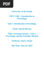 Understanding SHE Concepts in Psychology | PDF