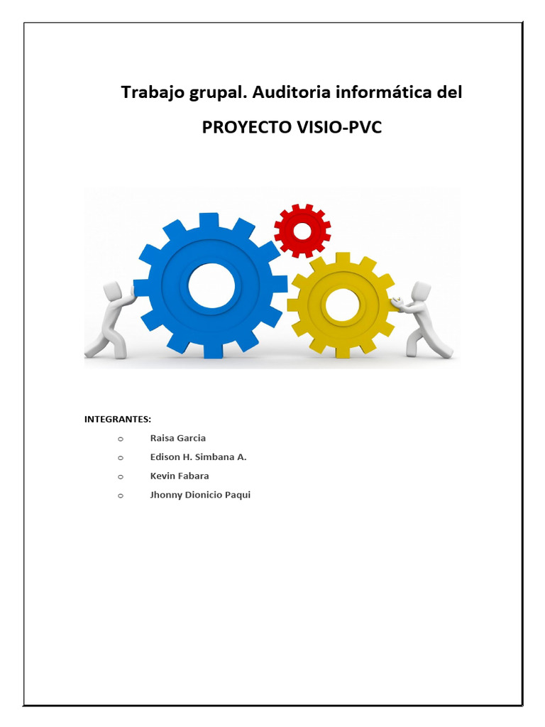 Auditoría Informática Proyecto Visio-PVC | PDF | Inteligencia ...