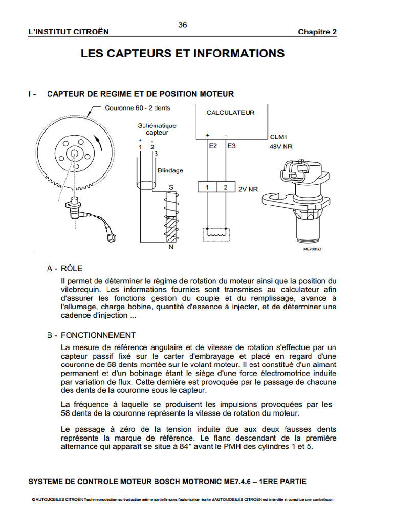 Bosch Motronic Me7 4 6 Chapter2 | PDF