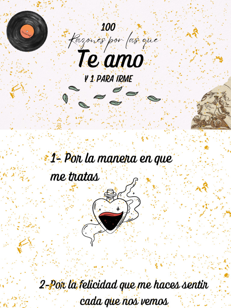 100 Razones para Amarte | PDF