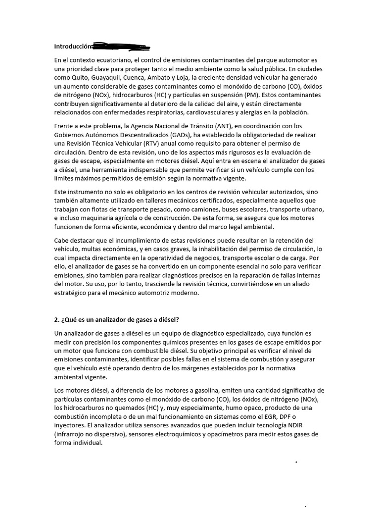 Exposicion Temas | PDF | Combustible diesel | Contaminación