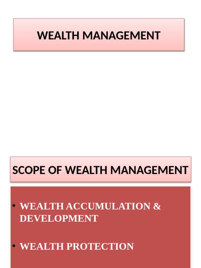 Comprehensive Wealth Management Guide | PDF