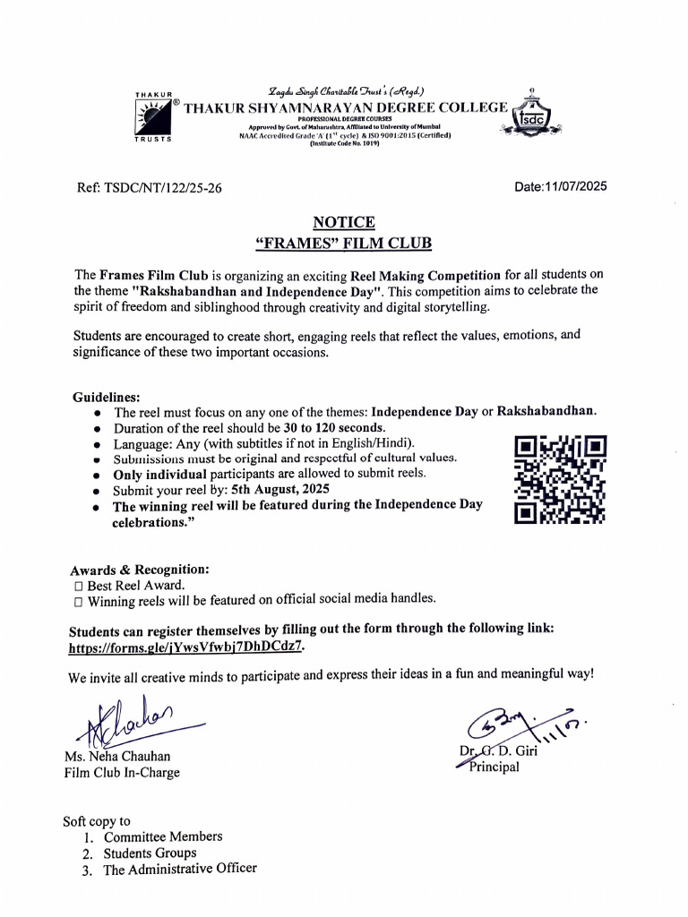 Reel Making Competition Guidelines | PDF