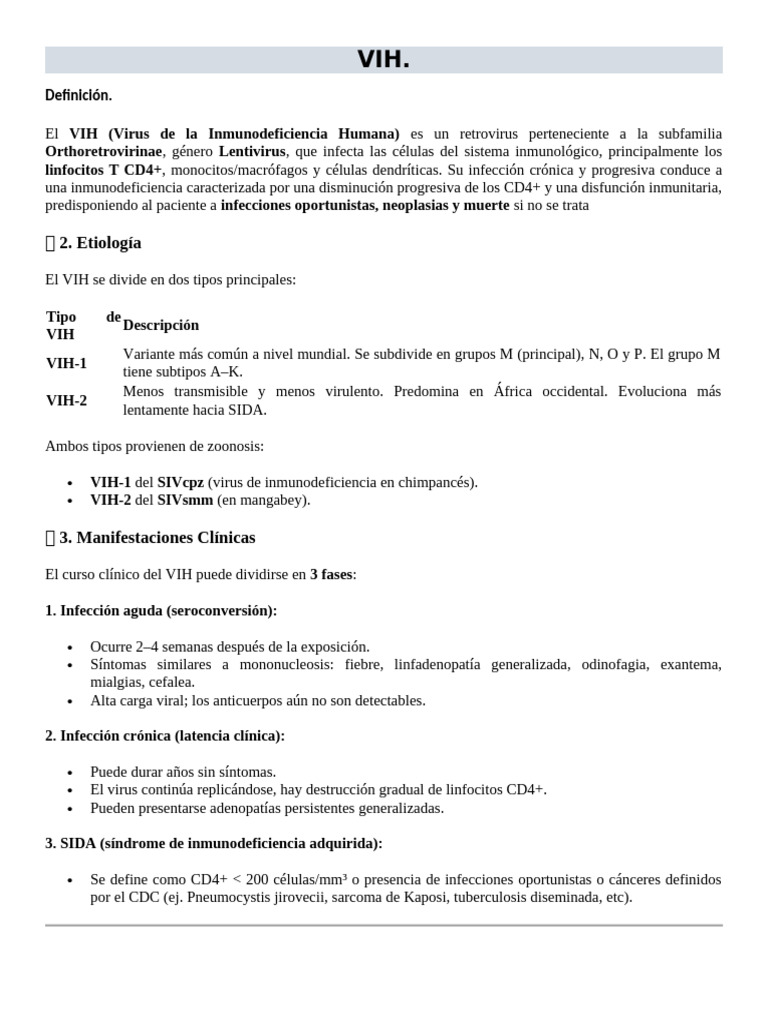 Etiología: Definición | PDF | VIH | VIH / SIDA