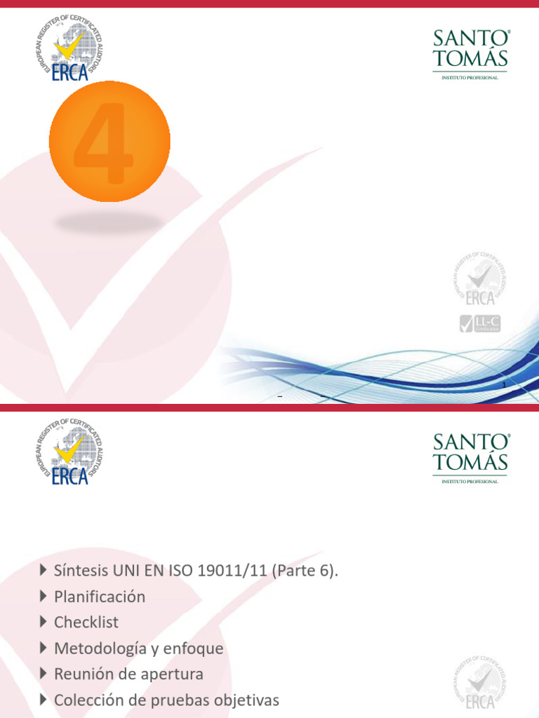 ERCA - Sec05-Mod 04 - Conducion Auditoria - Rev 01 | PDF | Auditoría