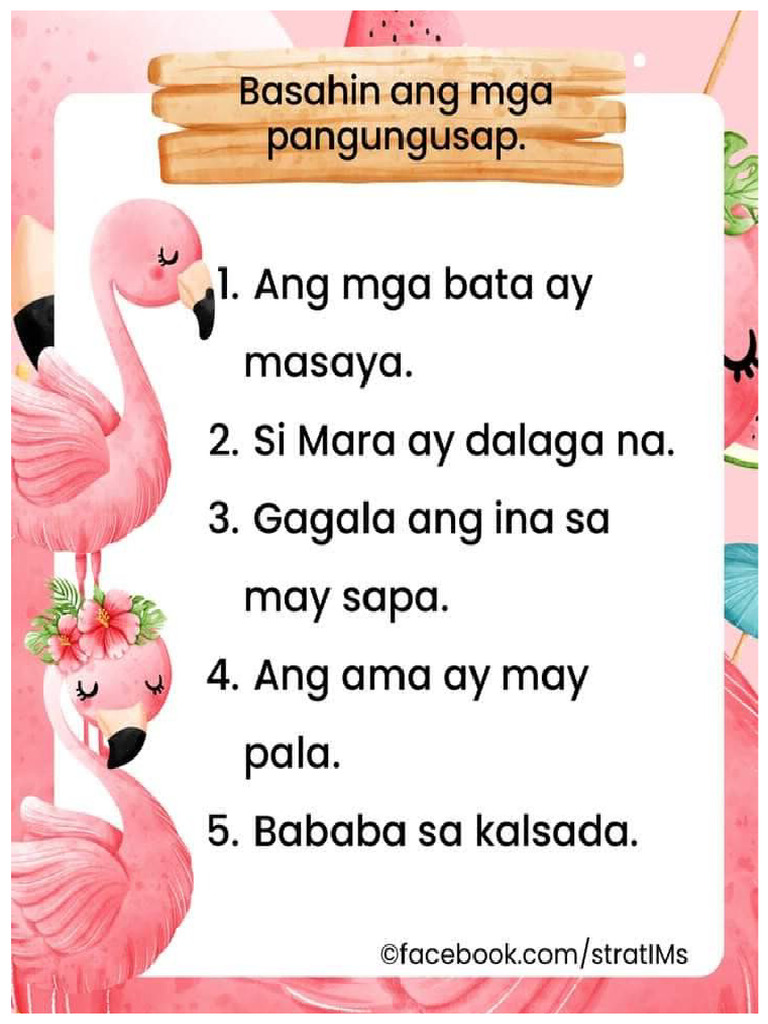 Unang Hakbang Sa Pagbasa FR Mam Gem | PDF