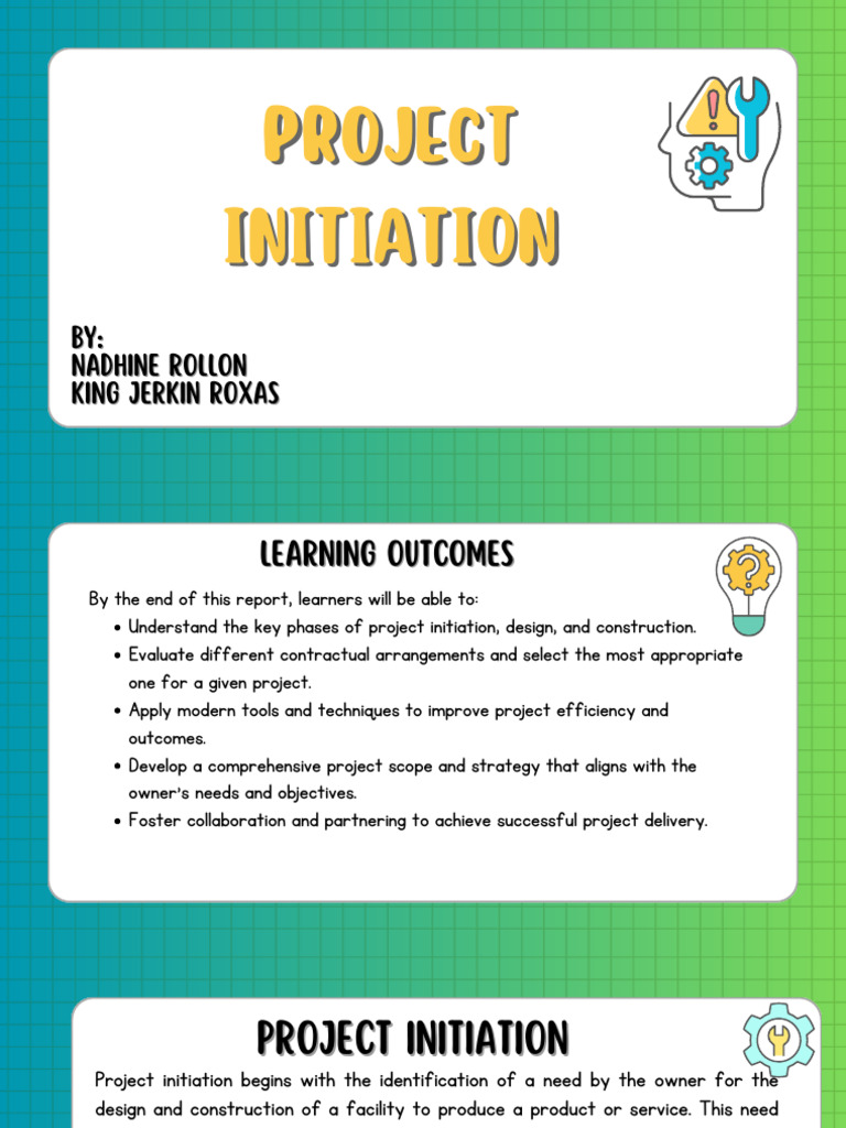 Group 3-Project Initiation PDF Cpy | PDF | Project Management | Procurement