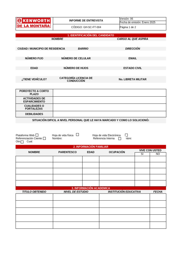 Documentos de Ingreso | PDF | Salario
