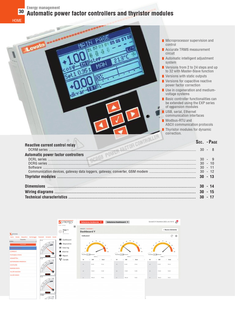 30 - Automatic Power Factor Controllers and Thyristor Modules | PDF | Capacitor | Smartphone