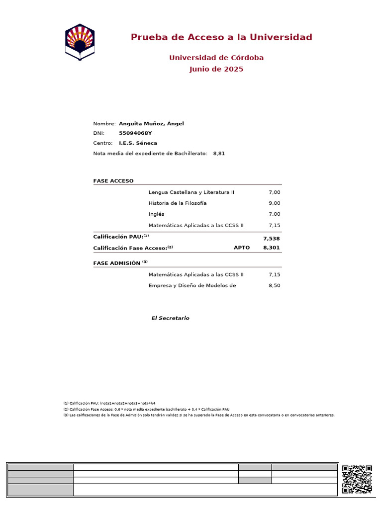 55094068Y Papeleta | PDF