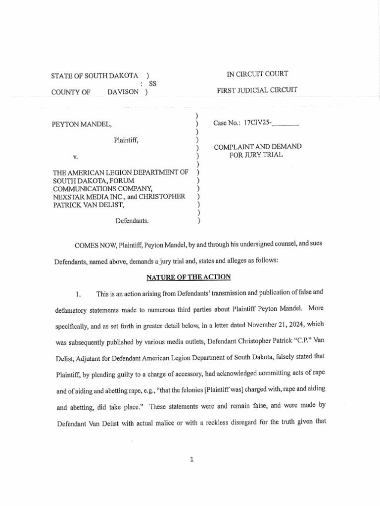 Peyton Mandel Complaint | PDF