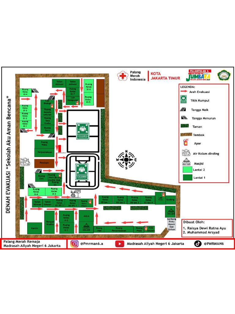 Peta Sekolah Denah | PDF