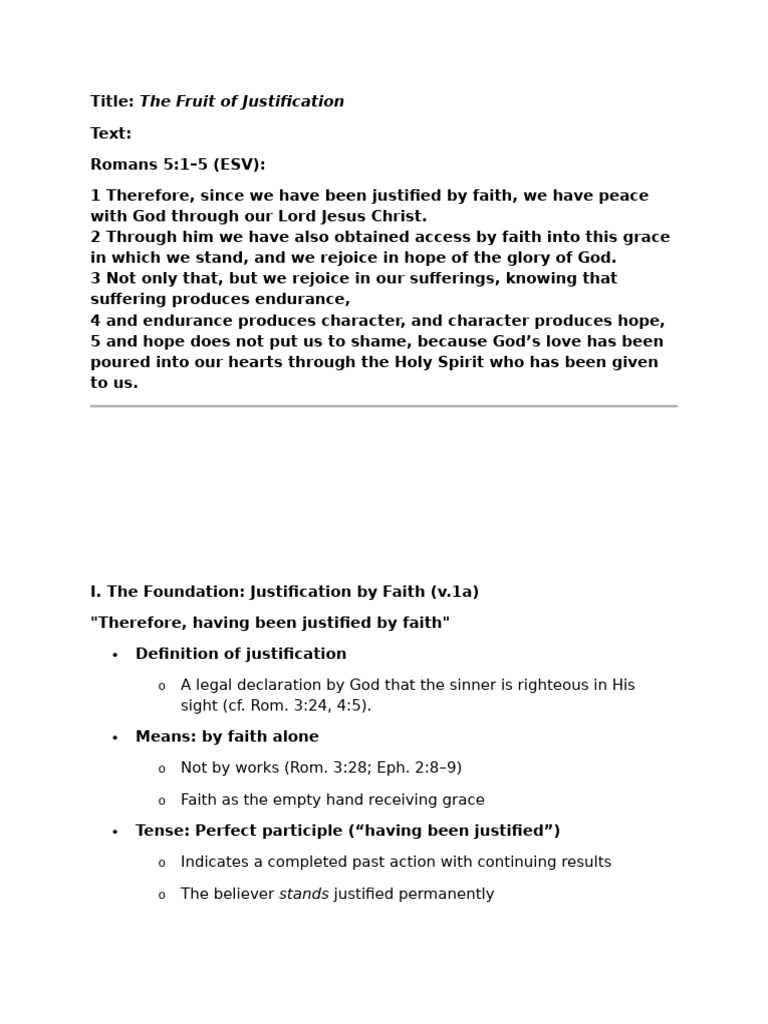 Romans | PDF | Justification (Theology) | Sola Fide