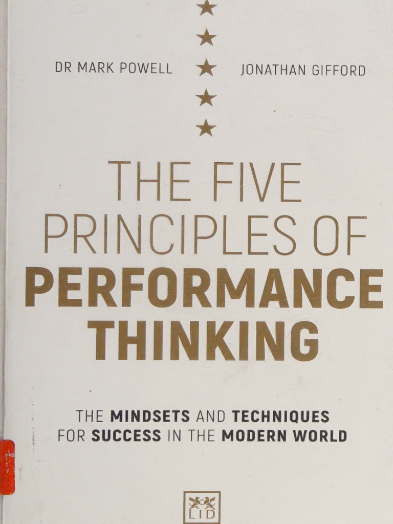 Thefive - Principles of Performance Thinking: - DR Mark Powell Ye Jonathan Gifford | PDF | Intel ...