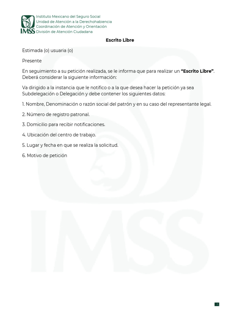 10 Escrito Libre | PDF