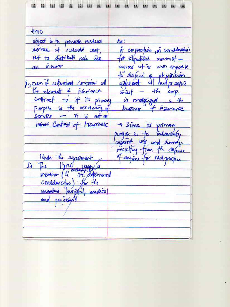 Classes of Insurance | PDF