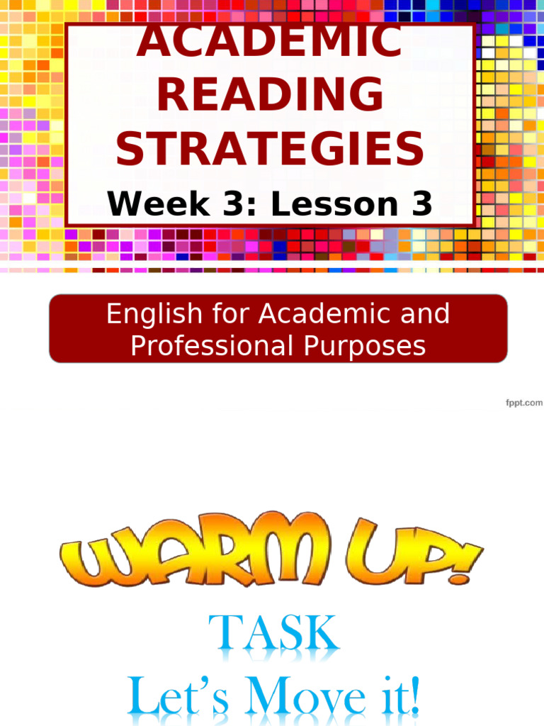 EAPP Strategies of Reading 2025 2026 | PDF | Reading Comprehension | Literacy