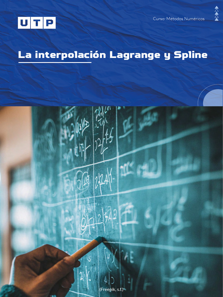 La Interpolación Lagrange y Spline | PDF | Spline (Matemáticas) | Análisis numérico