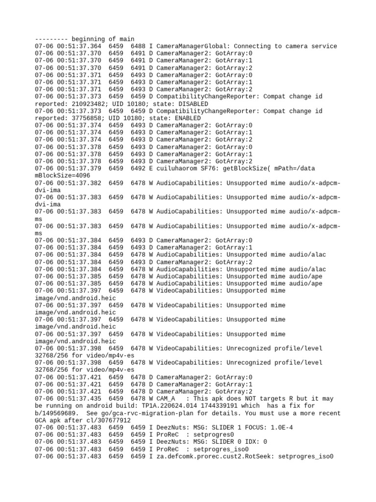 Log Cat 1751759497307 | PDF | Java (Programming Language) | Software