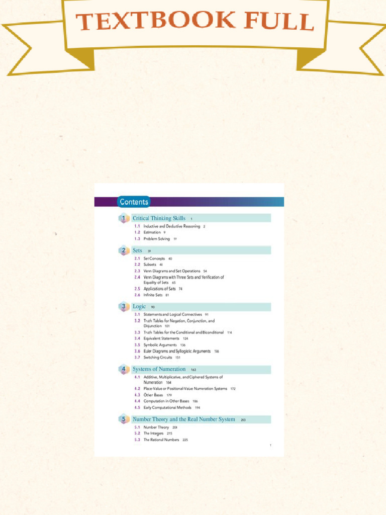7176A Survey of Mathematics 10th Edition Allen R. Angel PDF Download ...