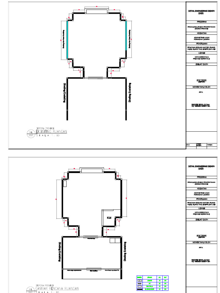 Shop Drawing Ruangan | PDF